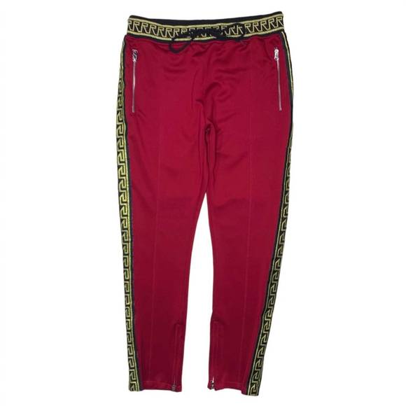 Reason | Pants | New Reason Mens Patterned Jogger In Burgundy | Poshmark